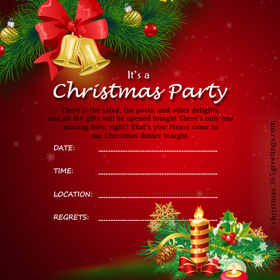 Party Invitation Template Word DocTemplates